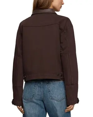 Z Supply Cropped Chore Jacket - Umber