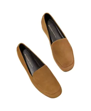 MARGAUX LONNBERG The James Loafer Flats - Cedar Suede