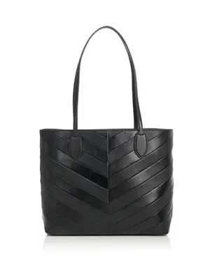 Valentino Garavani Vlogo Jean Medium Leather Shopping Tote