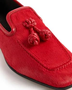 Bottega Veneta Calf Hair Loafers