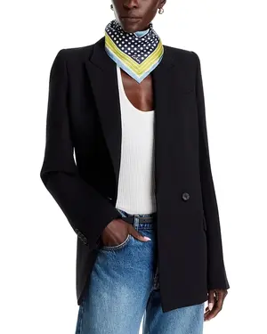 Echo Dotty Silk Bandana - Navy