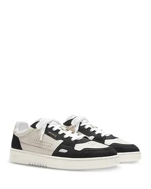 Axel Arigato Dice Lo Leather & Suede Low Top Sneakers - Beige Black