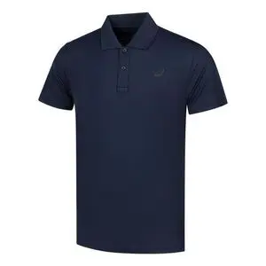 Asics Short Sleeve Polo Shirt Asia Sizing - Midnight