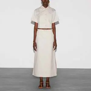 Gucci Gg Cotton Gabardine Shirt