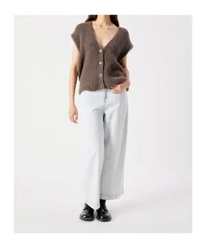 American Vintage Sleeveless Knit Cardigan