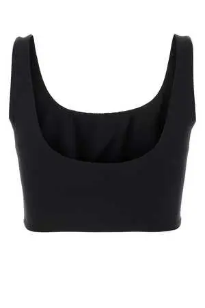 Prada Stretch Jersey Cropped Top
