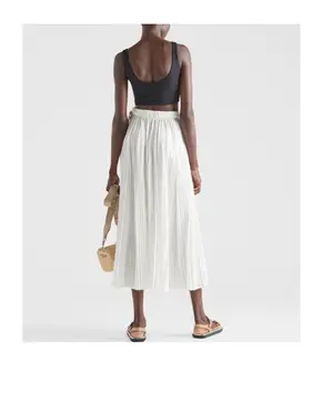 Prada Stretch Jersey Cropped Top