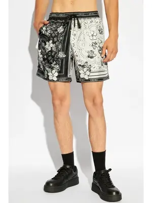 Amiri Bandana Floral Shorts