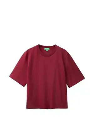 BENETTON Ribbed-trim T-shirt