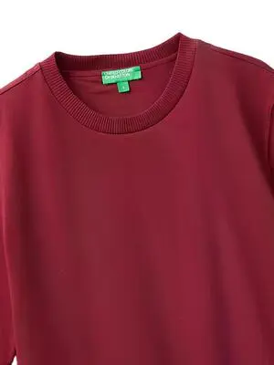 BENETTON Ribbed-trim T-shirt