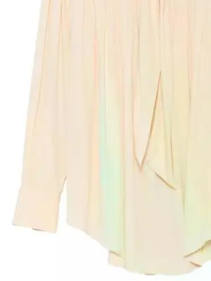AMI Paris Ascot-tie Pleated Blouse
