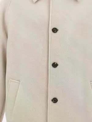Eleventy Raglan-sleeve Button-up Coat