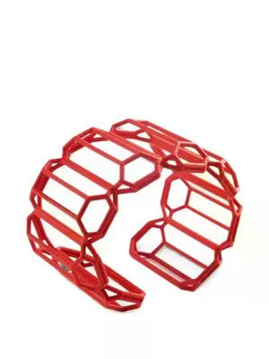 MAISON 203 Mybf 2 Geometric Cuff Bracelet - Red