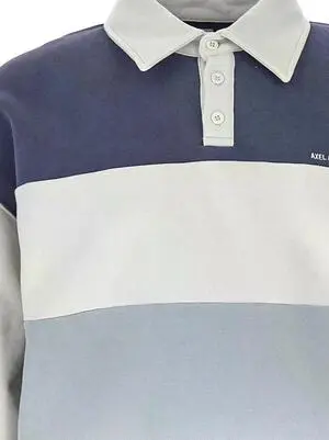 Axel Arigato Anchor Striped Polo Shirt - Blue