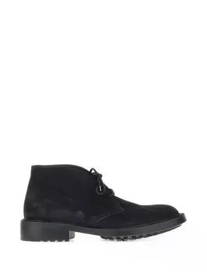 CALCE Lace-up Suede Desert Boots - Blue