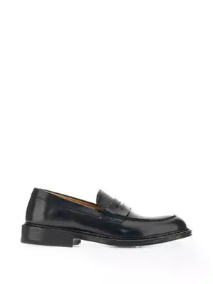 CALCE Leather Loafers - Black