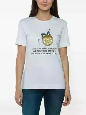 Versace Medusa Motif Crewneck T-shirt