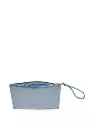 LANCEL Jour Logo-debossed Leather Pouch