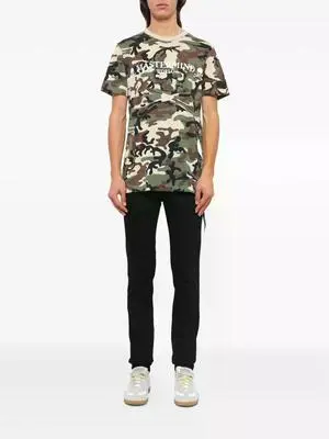 MASTERMIND WORLD Camouflage-print Logo-print T-shirt