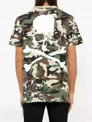 MASTERMIND WORLD Camouflage-print Logo-print T-shirt