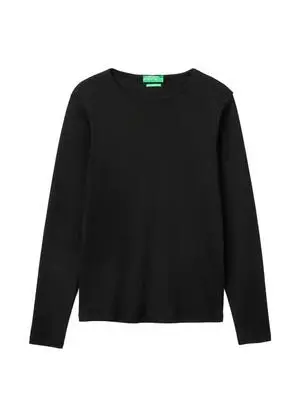 BENETTON Long-sleeve T-shirt - Black