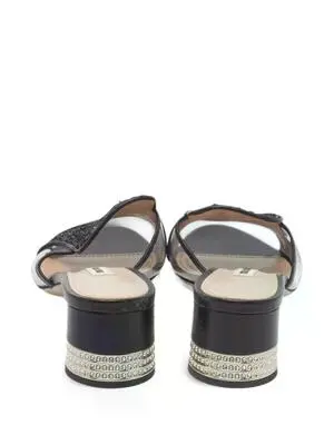 Miu Miu Crystal-embellished Slide Sandals