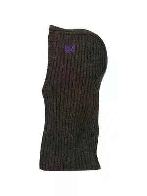 Needles Wool Ribbed-knit Balaclava - Brown