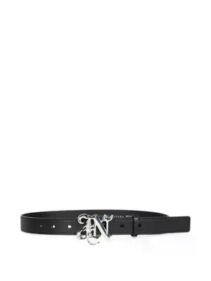 JUN/NAKAYAMA Logo-buckle Leather Belt