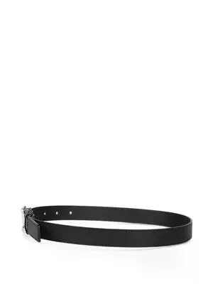 JUN/NAKAYAMA Logo-buckle Leather Belt