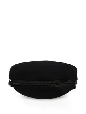 604SERVICE Sailor Cap With Button Detail