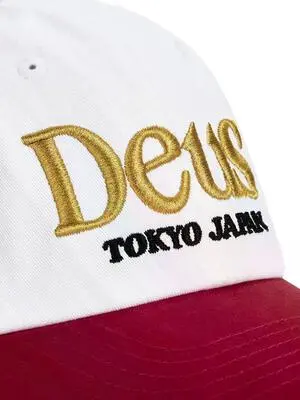 Deus Ex Machina Metro Logo Embroidered Cap - White