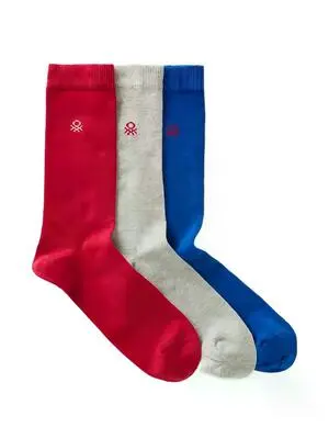 BENETTON Logo-embroidered Socks Pack