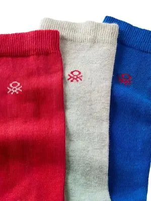 BENETTON Logo-embroidered Socks Pack