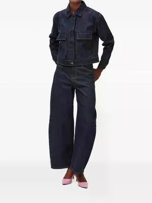 BENETTON Denim Jacket With Contrast Stitching