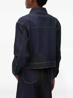 BENETTON Denim Jacket With Contrast Stitching