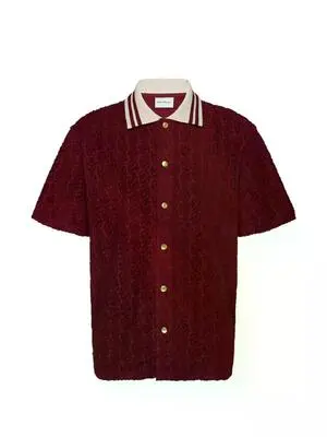 Drole De Monsieur Monogram Short-sleeve Shirt - Red