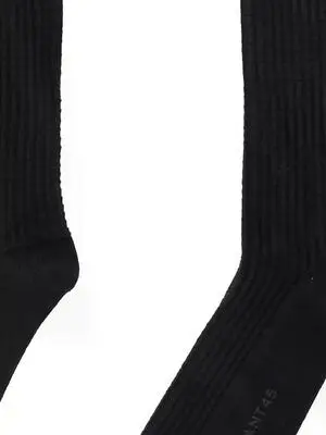 ANT45 Waffle-knit Ribbed Socks
