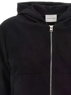 7 For All Mankind Cropped Hoodie