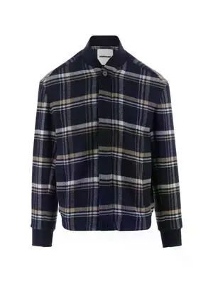 DARKPARK Checked Bomber Jacket