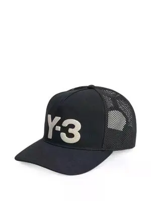 Y3 Mesh-panel Trucker Cap - Black