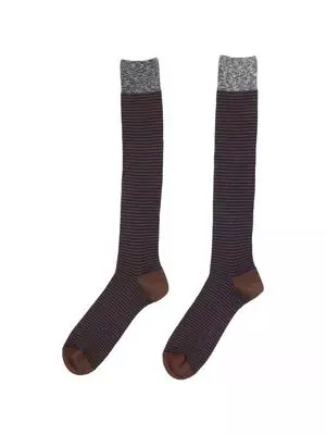 ANT45 Boston Knee-high Socks - Blue
