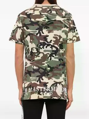 MASTERMIND WORLD Camouflage-print Logo-print T-shirt