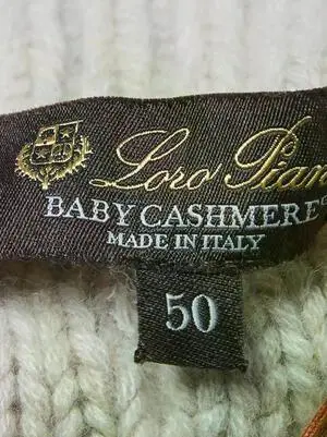 Loro Piana Baby Cashmere Textured Knit High Neck Sweater