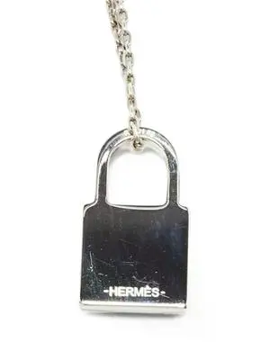 Hermès O’kelly Leather Pendant Necklace