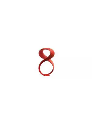 MAISON 203 Flow Ring - Red