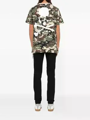 MASTERMIND WORLD Camouflage-print Logo-print T-shirt