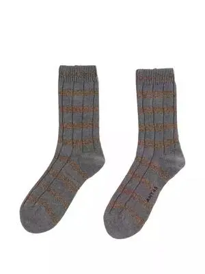 ANT45 Dublino Striped Socks - Grey