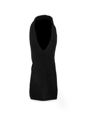Needles Wool Ribbed-knit Balaclava - Black
