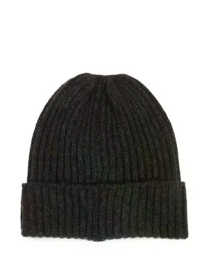 Needles Ribbed-knit Beanie Hat - Brown