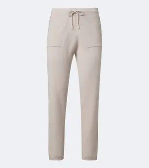 Eleventy Ribbed-knit Cashmere Sweatpants - Grey